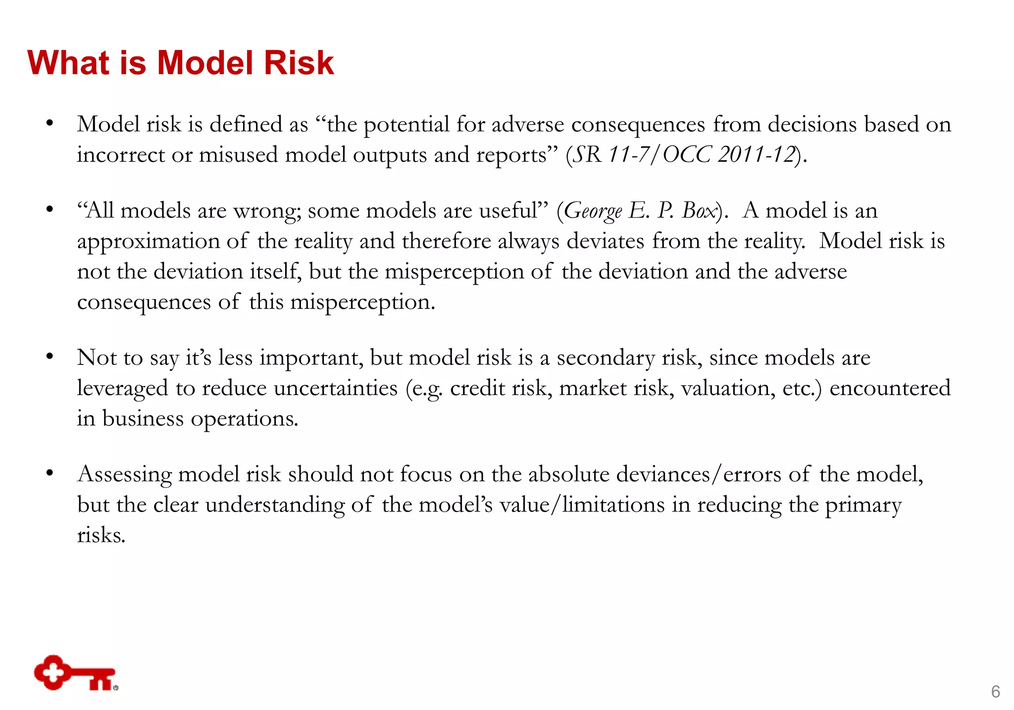 Model Risk Aggregation | PPT