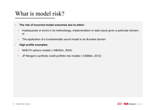 Model risk management: a primer | PDF