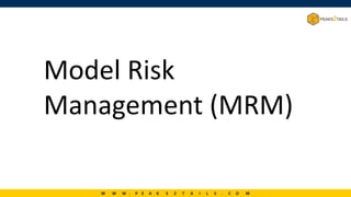 Model risk management in banking incl. Regulatory requirements | PDF