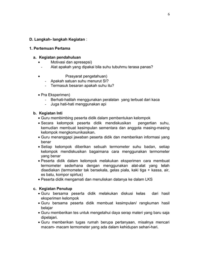 Model rpp ipa smp rev lpmp | PDF