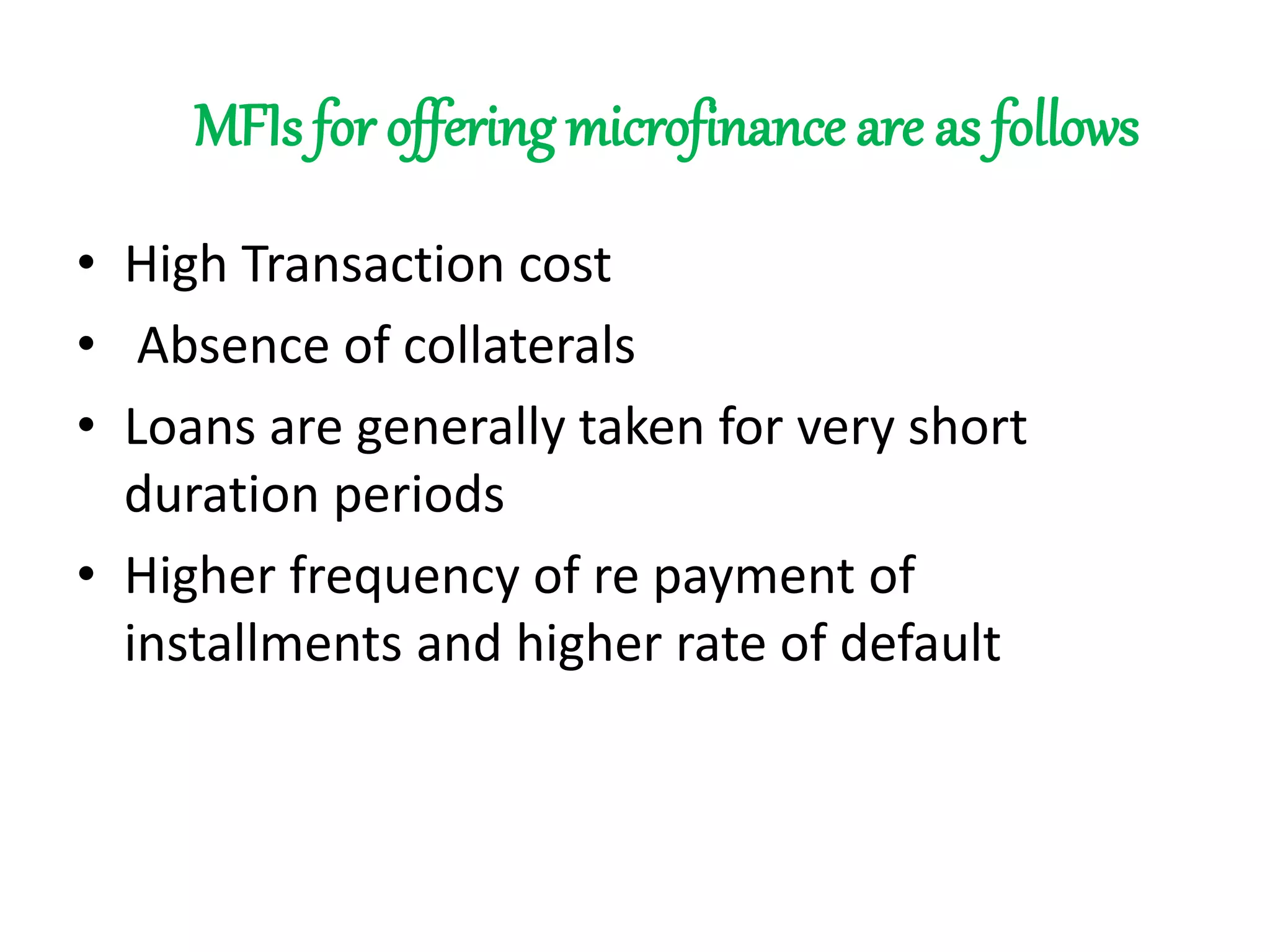 microfinance models | PPTX