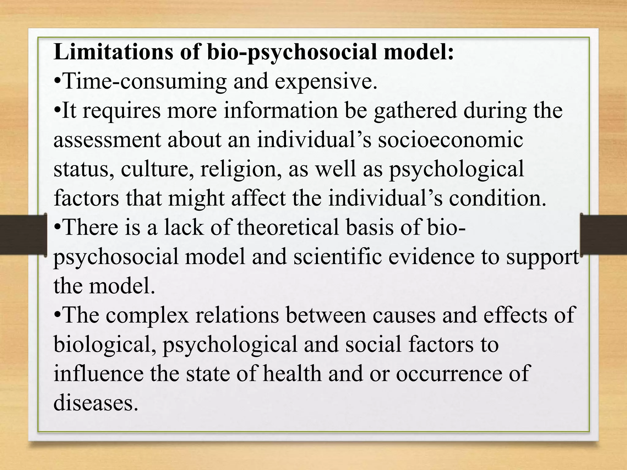 Biopsychosocial Models | PPTX