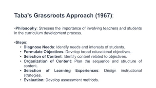 Models-of-Curriculum-Development-Education | PPTX