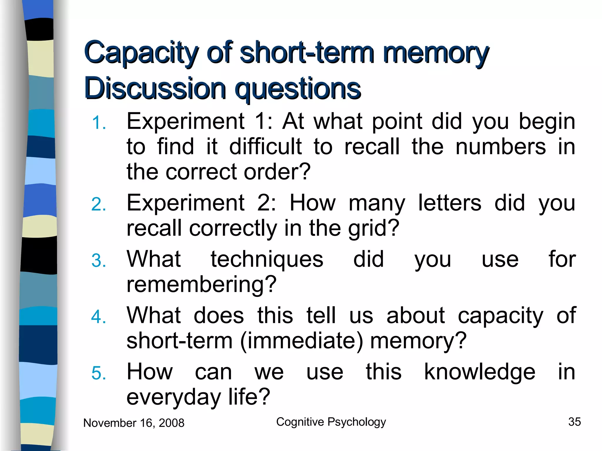 Models Of Memory | PPT