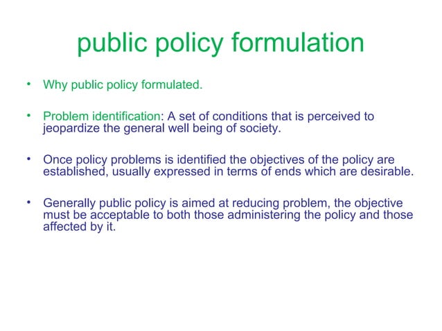 Models of-public-policy-formulation | PPT | Political Issues & policy ...