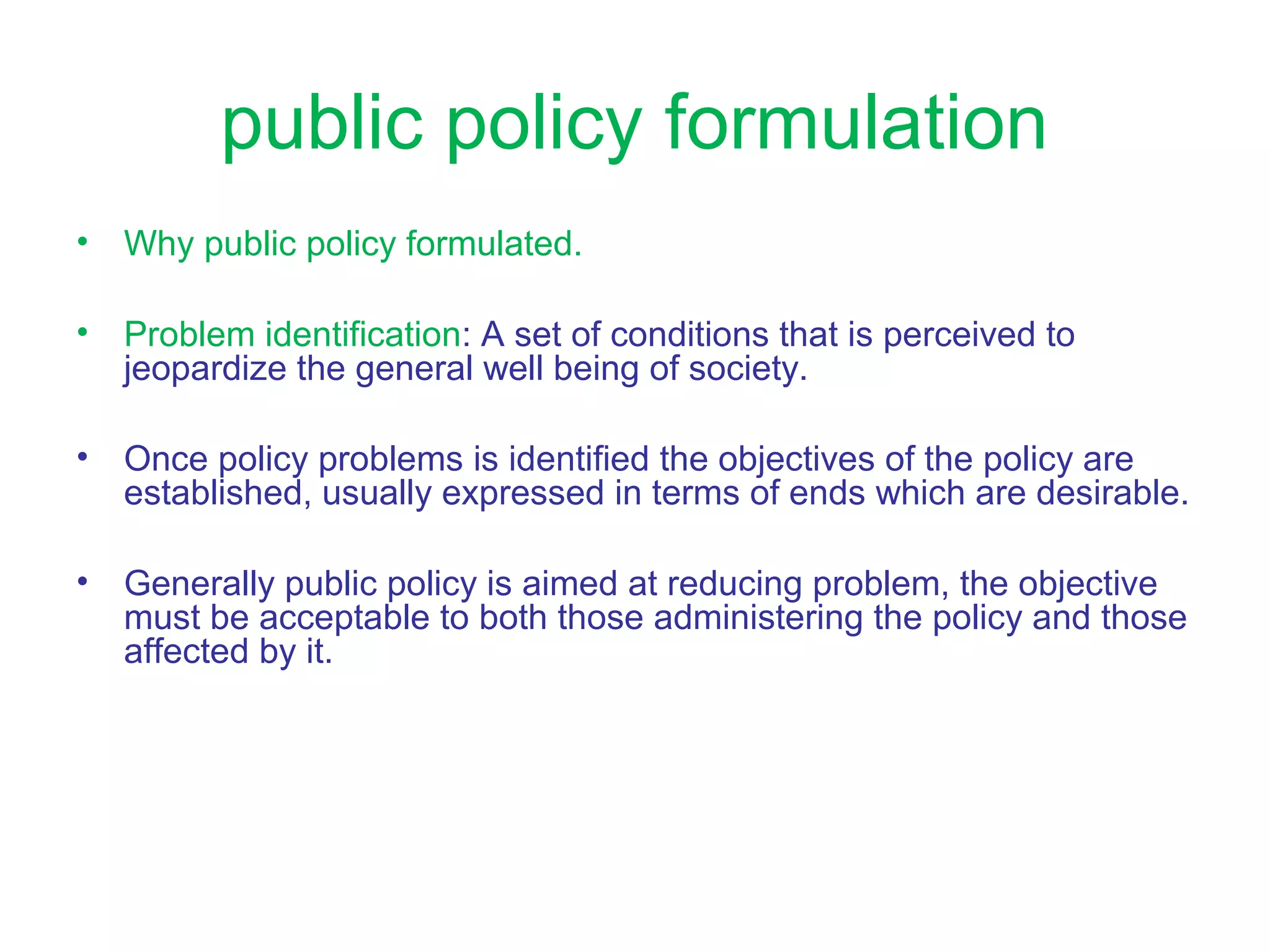 Models of-public-policy-formulation | PPT