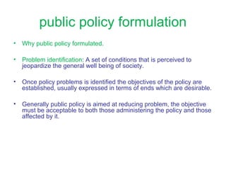 Models of-public-policy-formulation | PPT