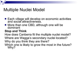 Models Of Urban Land Use | PPT