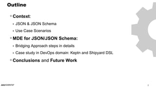Leveraging Model-Driven Technologies for JSON Artefacts: The Shipyard ...