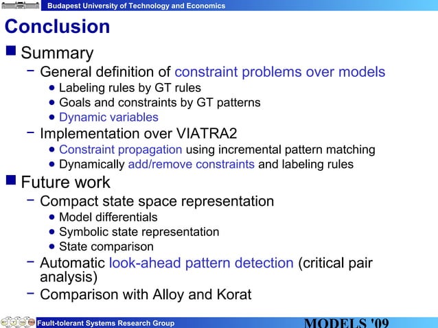 CPS(M): Constraint Satisfaction Problem over Models (a.k.a rule based ...