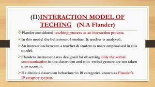 MODELS OF TEACHING | PDF