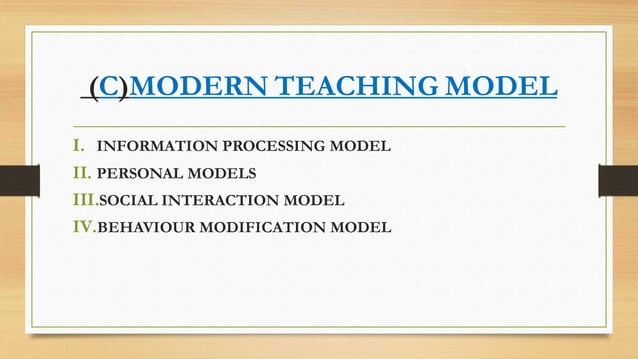 MODELS OF TEACHING | PDF | Educational Assessment | Education