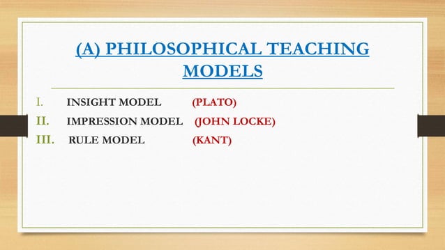 MODELS OF TEACHING | PDF | Educational Assessment | Education
