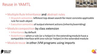 Expressive and Efficient Model Transformation with an Internal DSL of ...