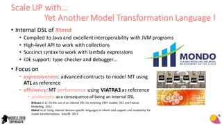 Expressive and Efficient Model Transformation with an Internal DSL of ...