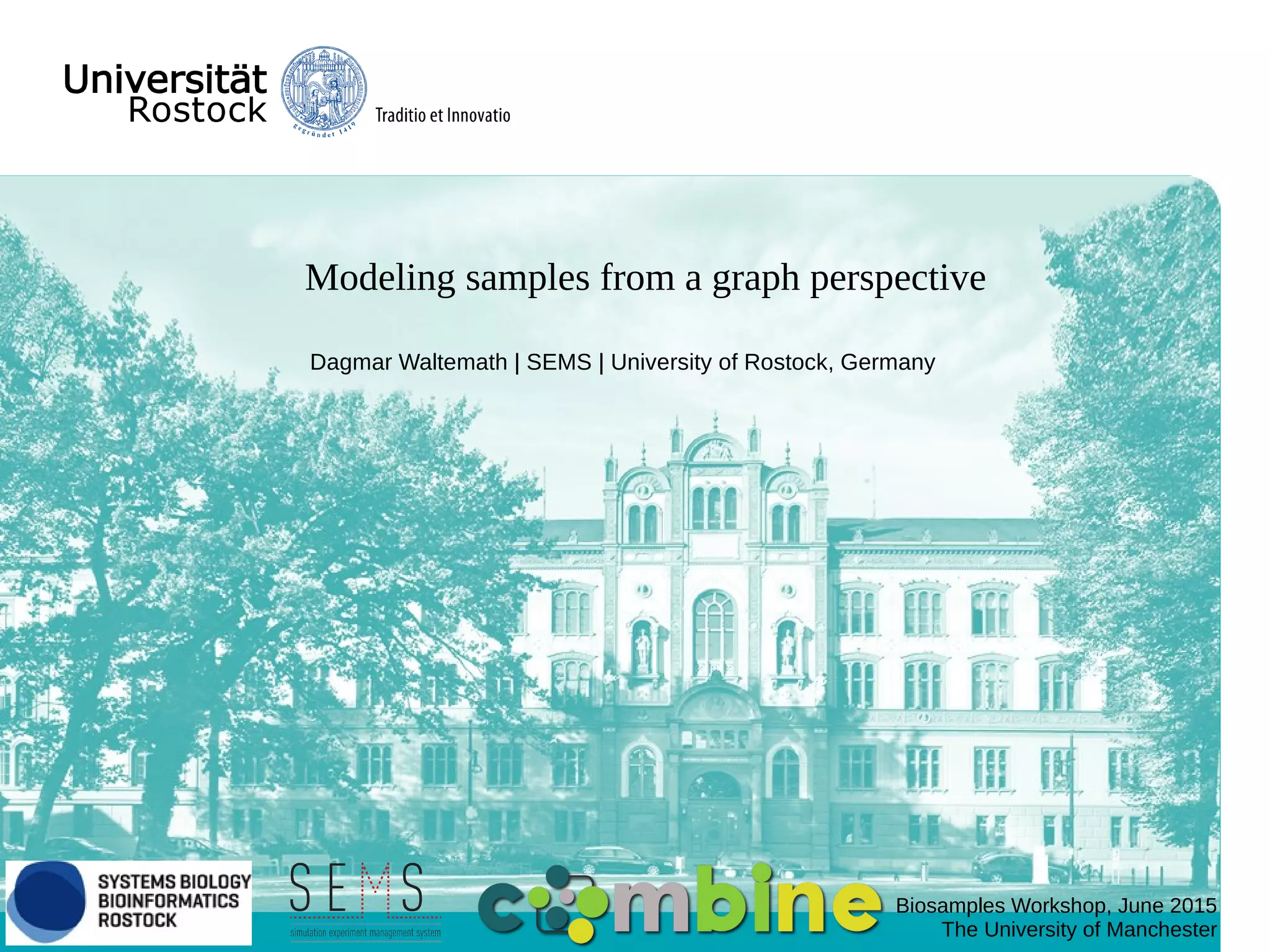 Modelling sample at SEMS from a graph perspective | PPT