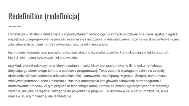 Model SAMR Barbara Ostrowska | PPT