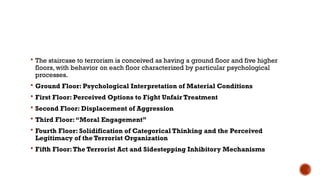 Detailed Presentation Models and ideologies of Terrorism | PPTX