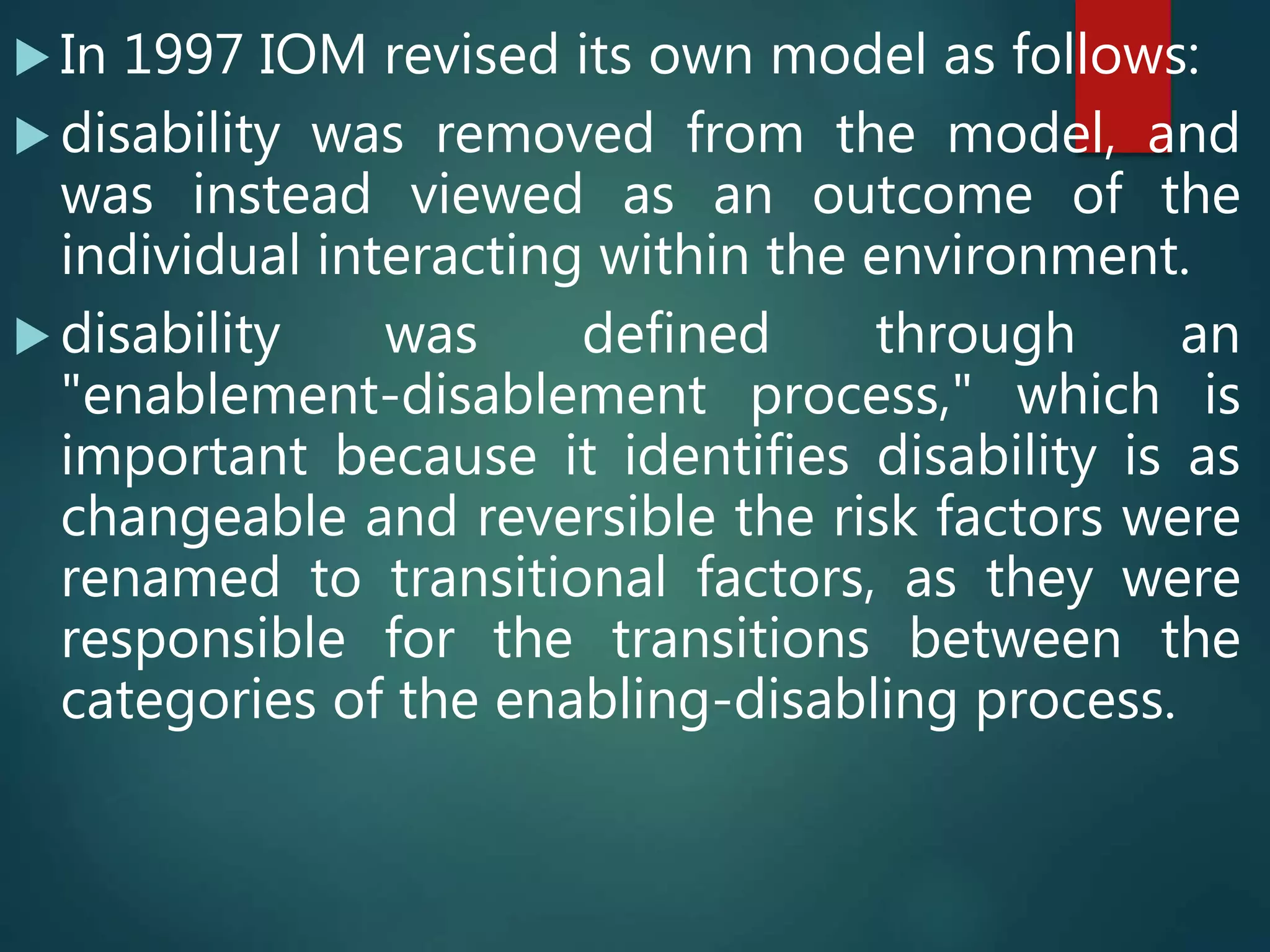 Models and methods of rehabilitation | PPTX