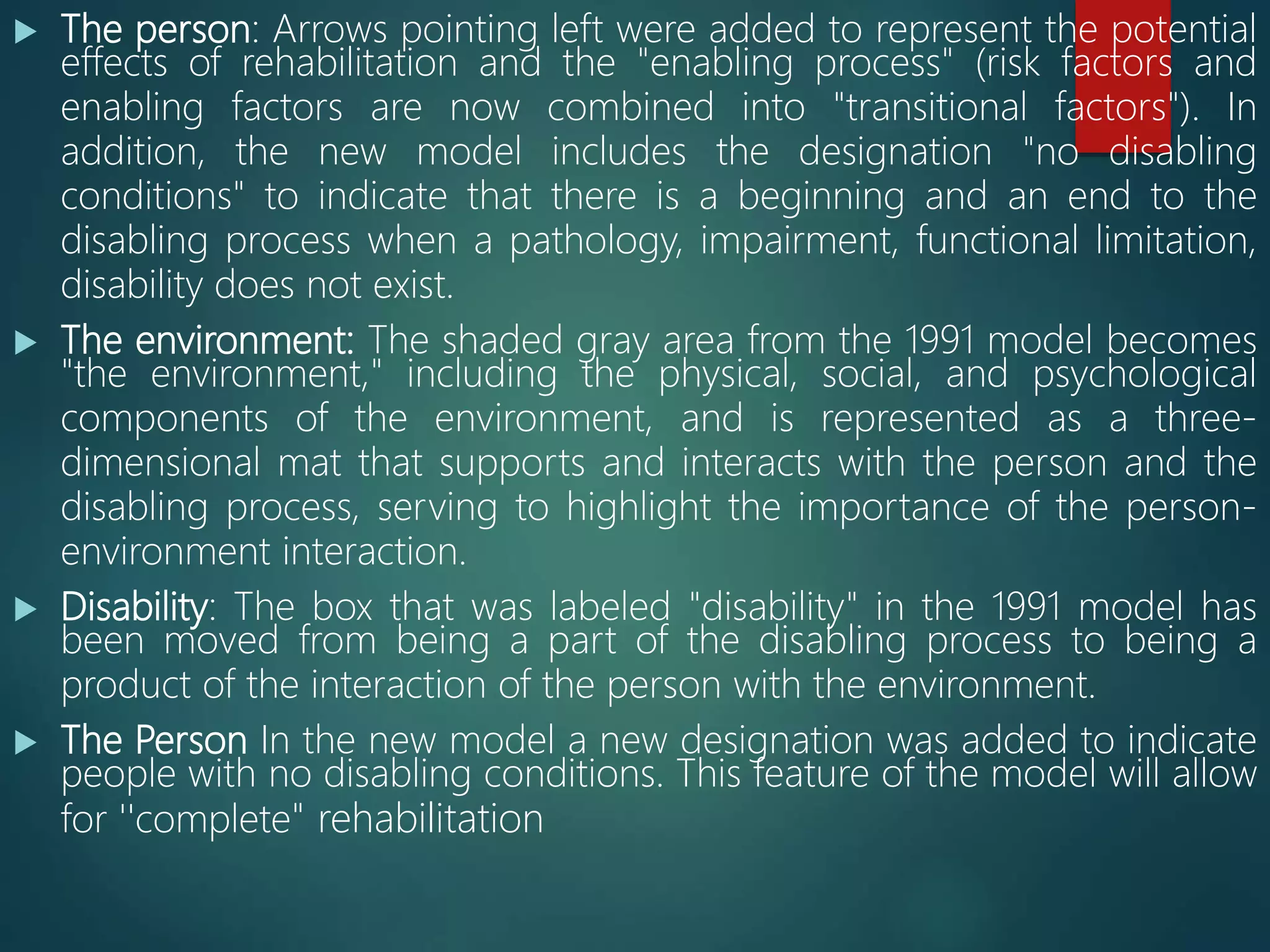 Models and methods of rehabilitation | PPTX