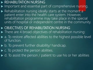 Models and methods of rehabilitation | PPTX