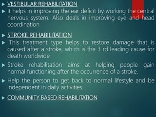 Models and methods of rehabilitation | PPTX