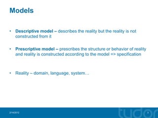 Models and Ontologies: differences | PPTX | Databases | Computer ...