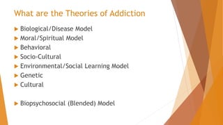Addiction Counselor Certification Training Series: Models and theories ...