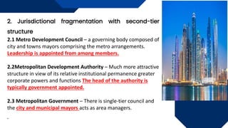 Models & Variations : Metro Governance | PPTX | Business and Finance