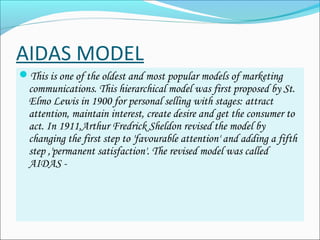 Models & approaches | PPT | Marketing and Advertising | Business