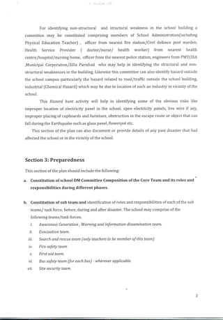 Model school DM Plan template-english | PDF