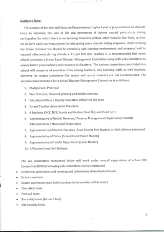 Model school DM Plan template-english | PDF