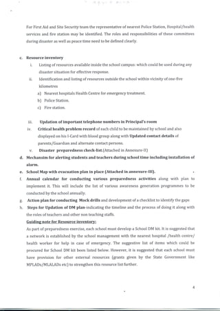 Model school DM Plan template-english | PDF