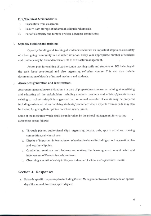 Model school DM Plan template-english | PDF
