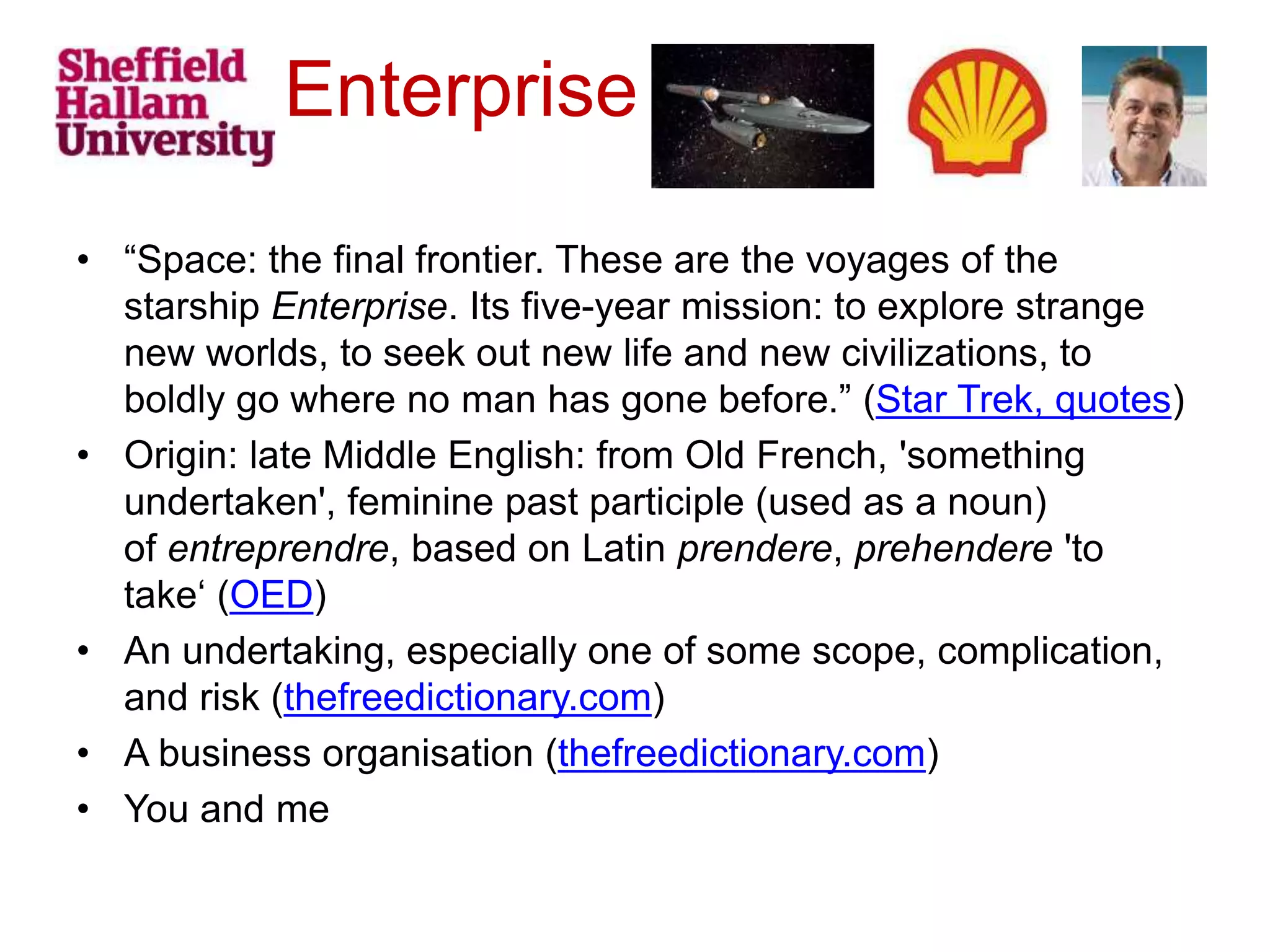 Models, conceptual structures, and enterprise architecture | PPTX