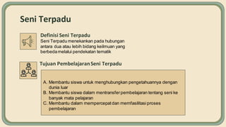 Model Seni terpadu model model model seni | PDF