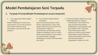 Model Seni terpadu model model model seni | PDF