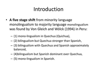 Models for bilingualism | PPTX