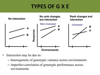 Models for g x e analysis | PPTX