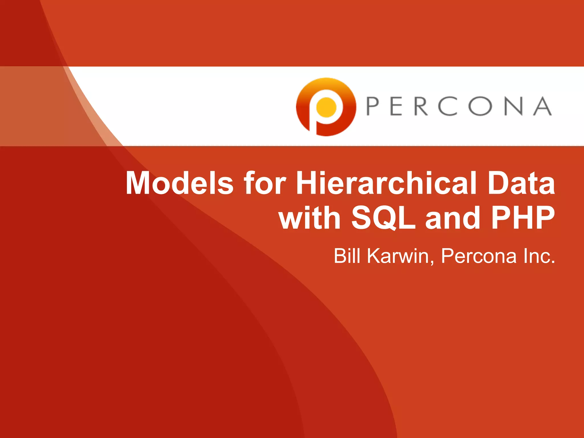 Models for hierarchical data | PDF