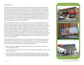 Model Sign Ordinance | PPT