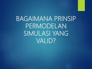 Model dan Simulasi | PPTX