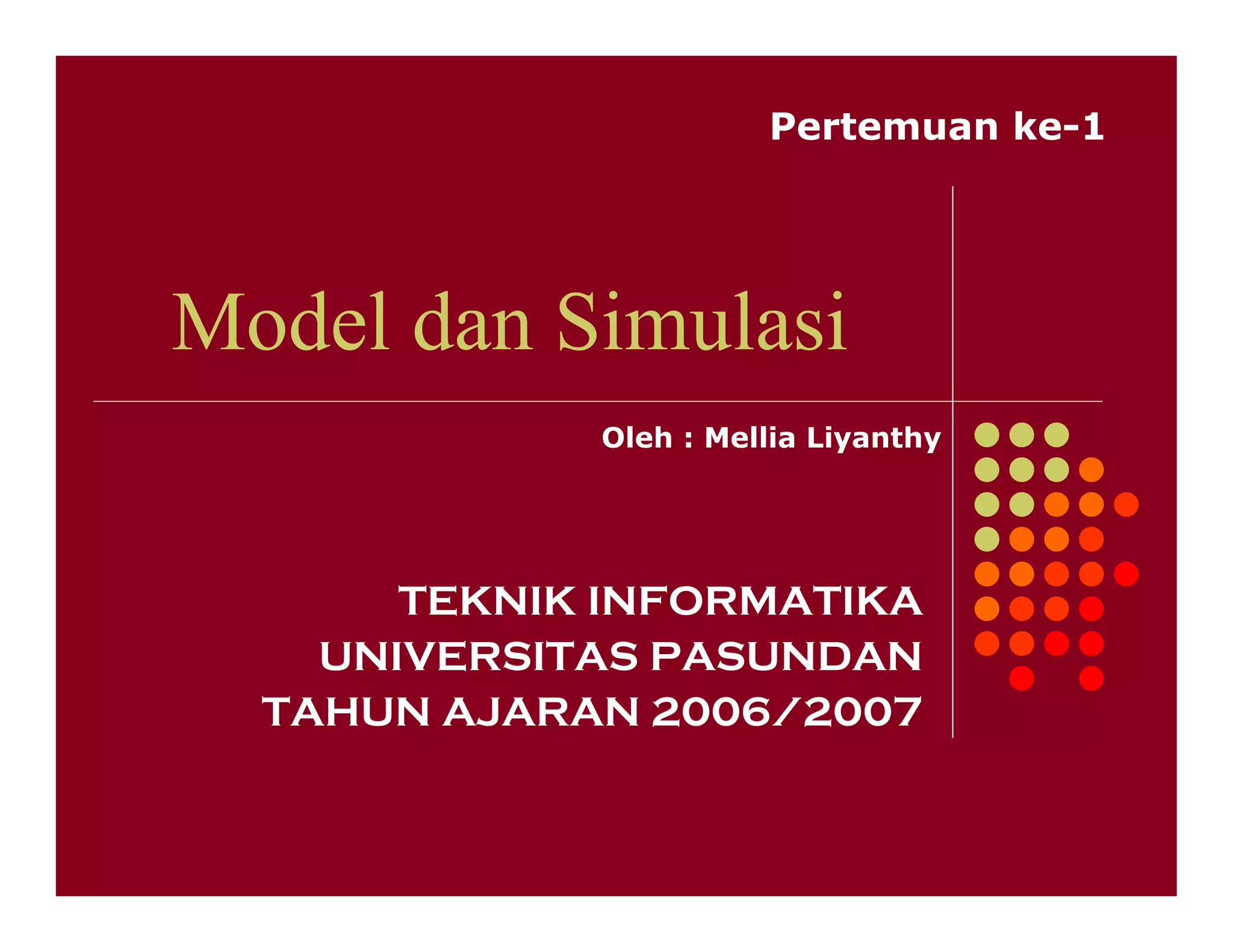 Model simulasi(2) | PDF