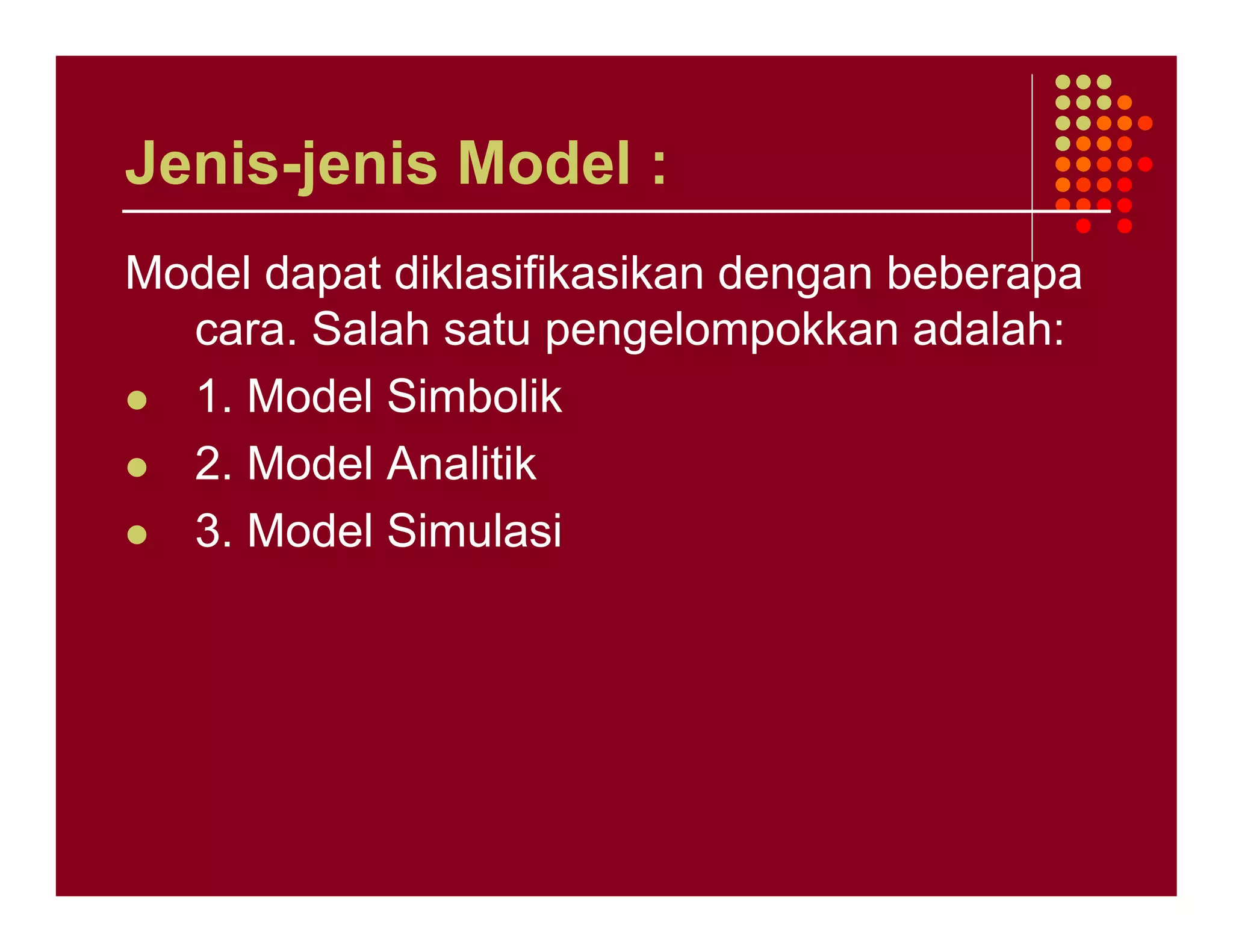 Model simulasi(2) | PDF