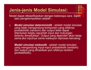 Model simulasi(2) | PDF