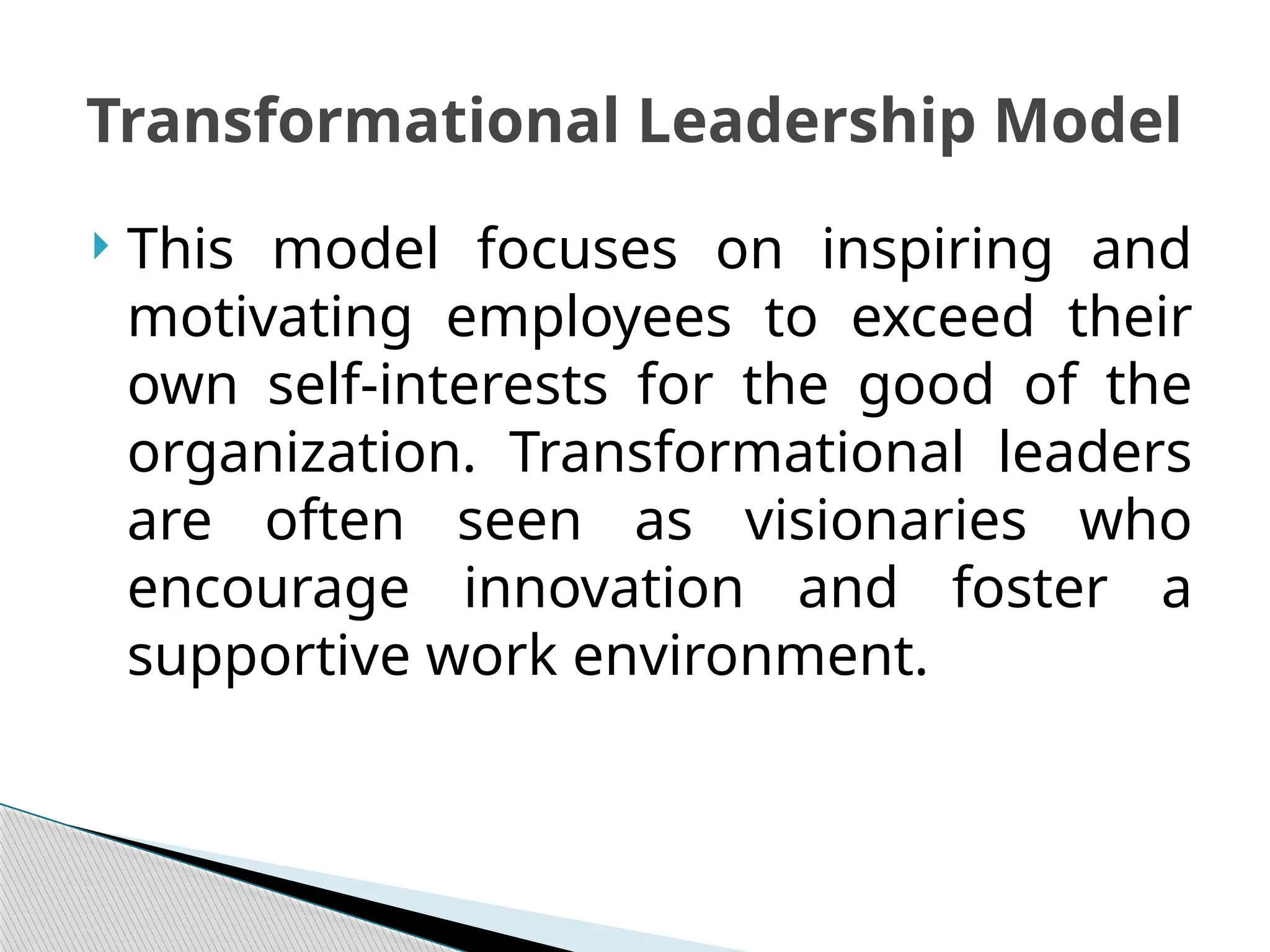 Different Types of Models in Managerial Behaviour | PPT