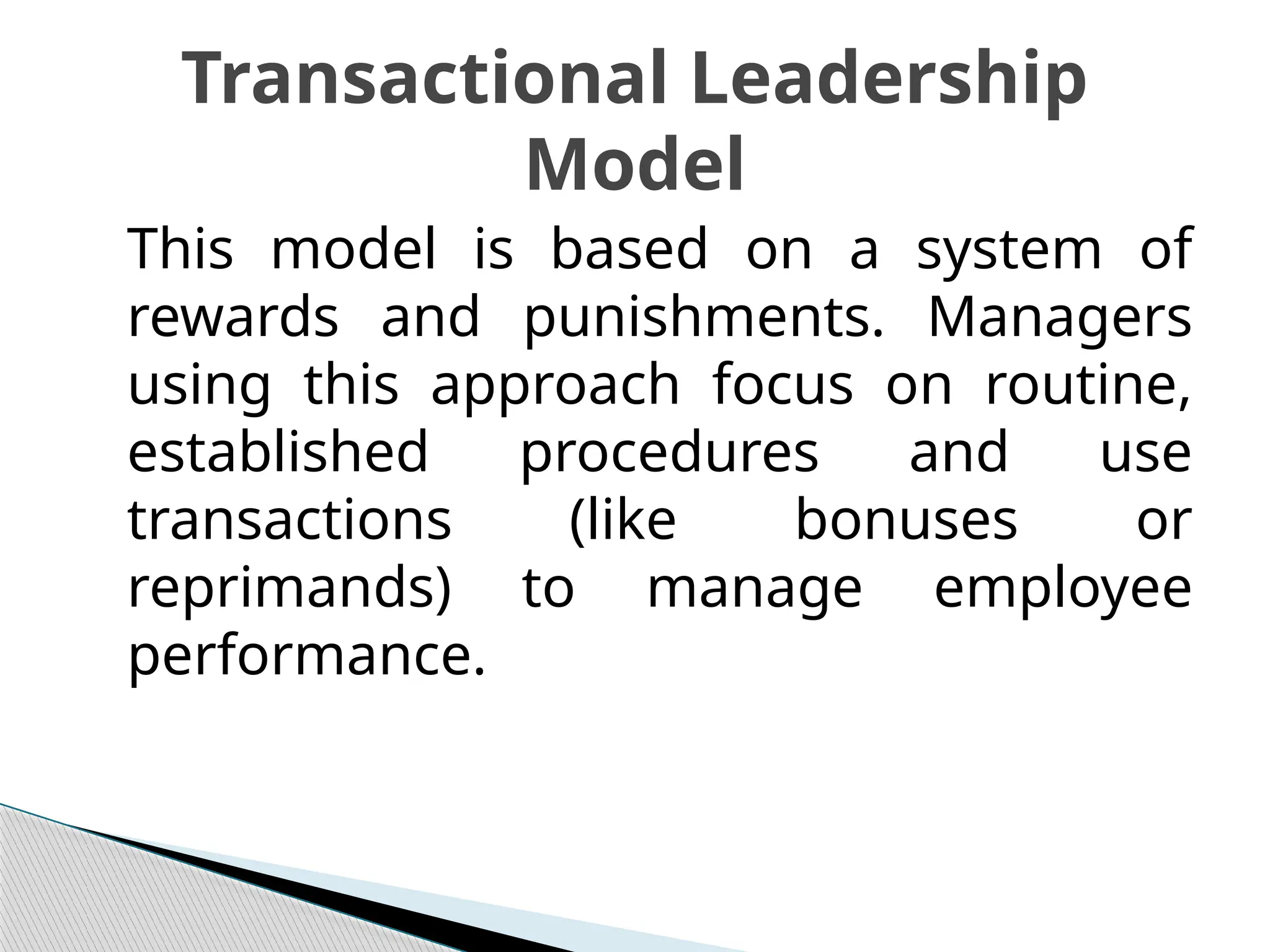 Different Types of Models in Managerial Behaviour | PPT