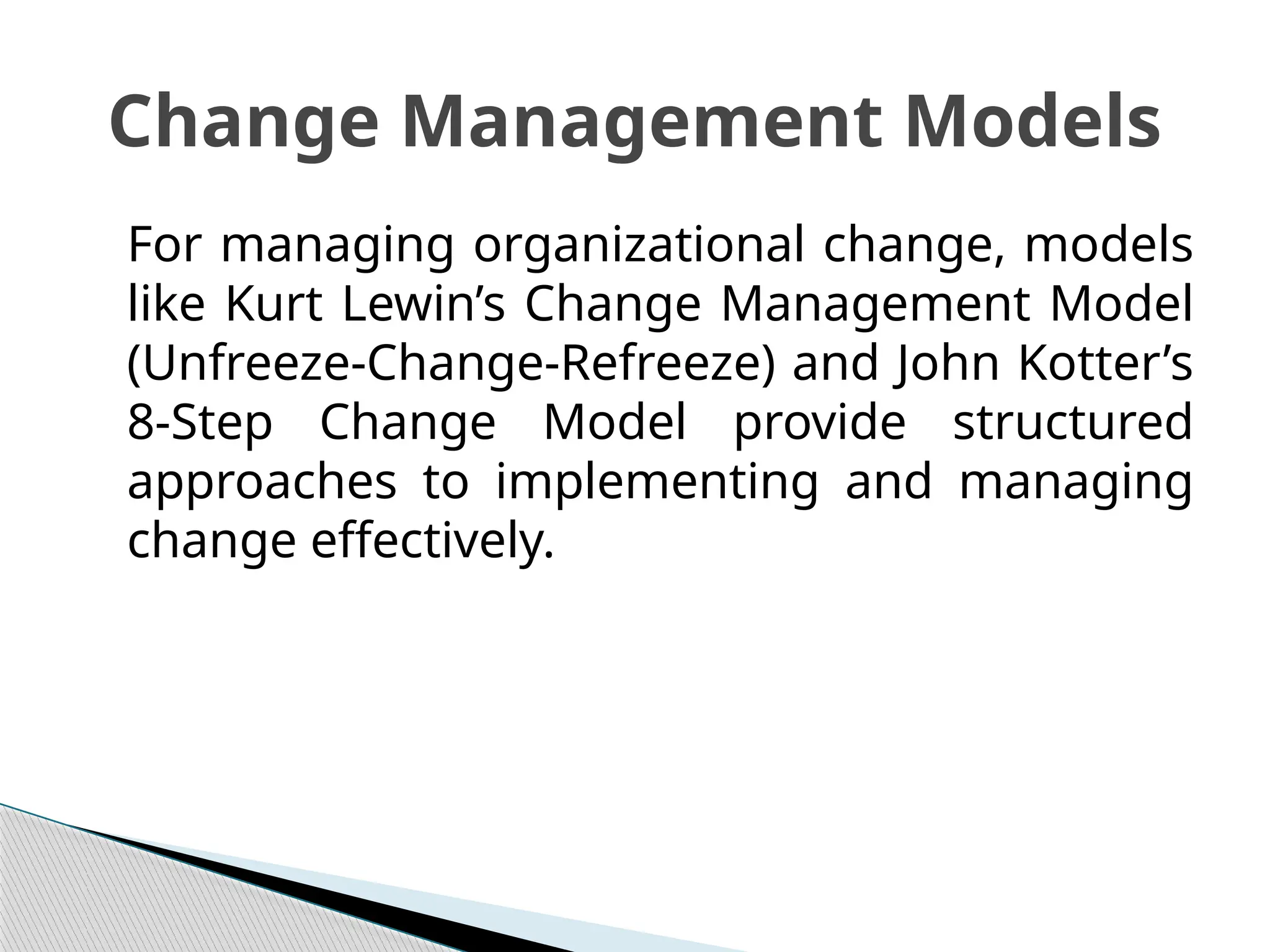 Different Types of Models in Managerial Behaviour | PPT