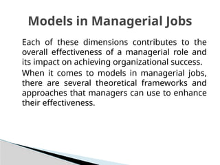 Different Types of Models in Managerial Behaviour | PPT