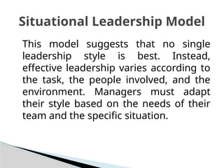 Different Types of Models in Managerial Behaviour | PPT